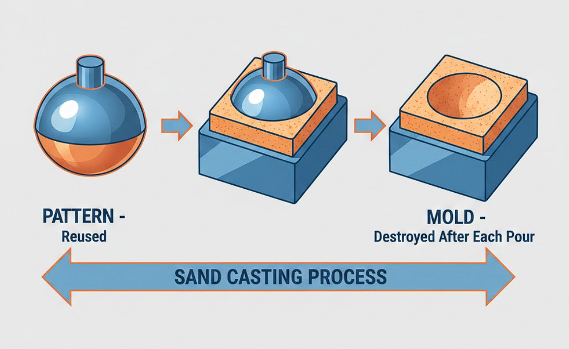 Sand Casting Mold Lifespan: Single-Use Molds Vs Reusable Patterns